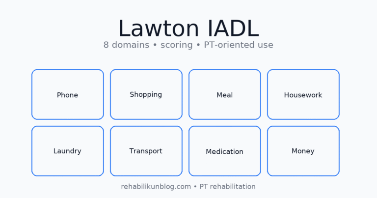 Lawton IADL｜評価用紙・点数・解釈 | リハビリくん