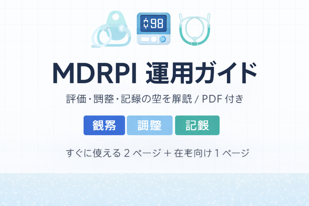 MDRPI 運用ガイド｜チェックと記録の型（PDF付） | リハビリくん