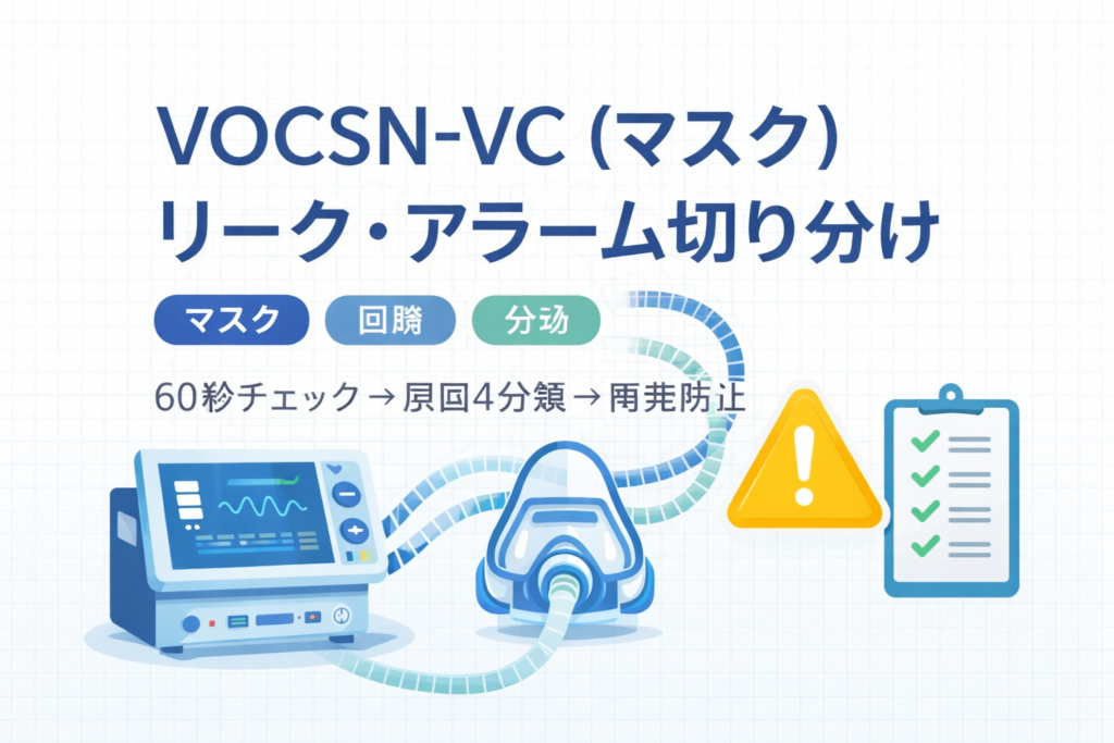 VOCSN-VC マスクのリーク・アラーム対策 | リハビリくん