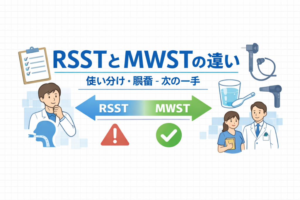 RSST と MWST の違い【比較】｜使い分け・順番・次の一手 | リハビリくん
