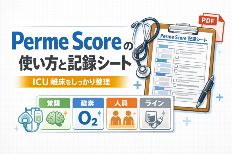 Perme Score の使い方と記録シート | リハビリくん