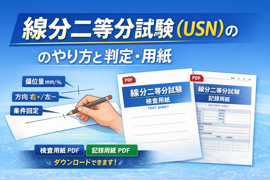 線分二等分試験（USN）｜やり方・判定・用紙 | リハビリくん